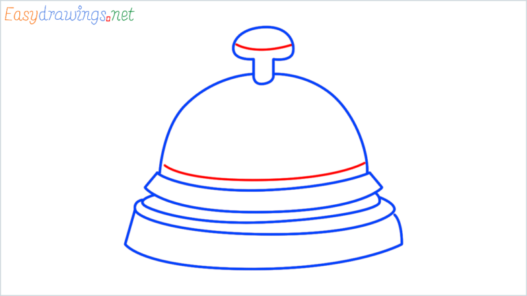 How To Draw Bellhop Bell Step by Step - [7 Easy Phase] - [Emoji]